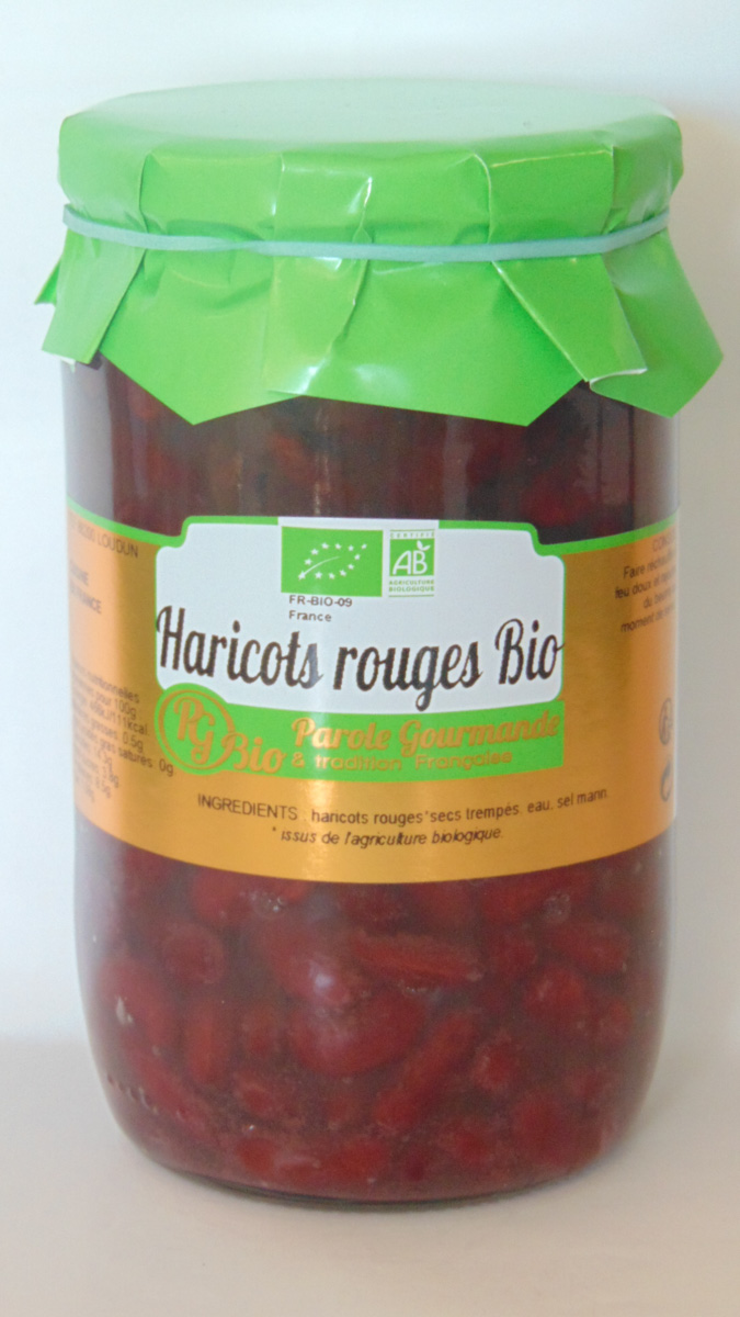 Haricots Rouges Bio - 72cl - Parole gourmande